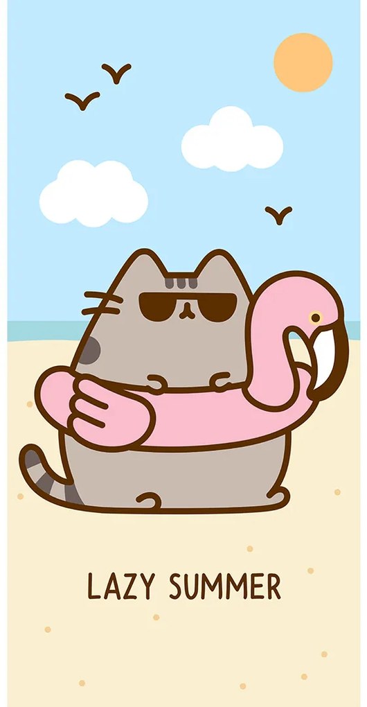 Dětská osuška Kočička Pusheen Mňaumózní Dovolená