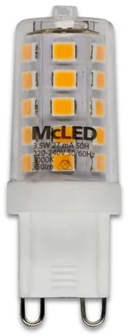 LED žárovka G9 McLED 3,5W (35W) teplá bílá (3000K) ML-326.003.92.0