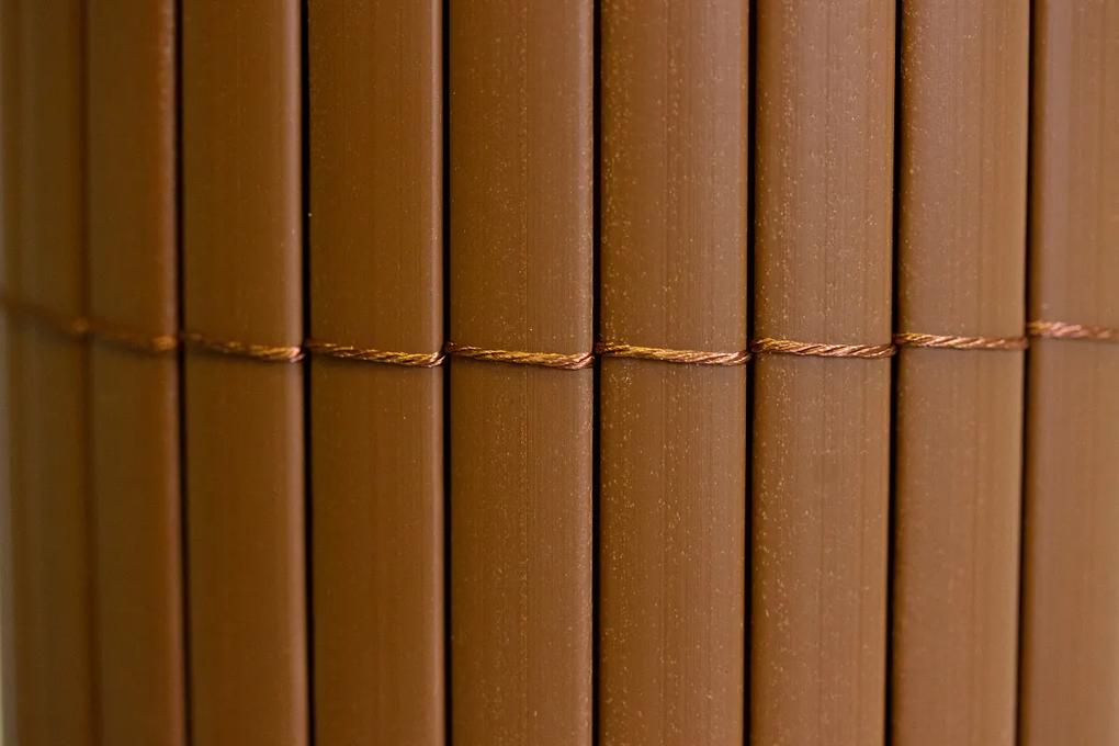 Bambusová rohož hnědá, rozměr role 1,5x3,0 m