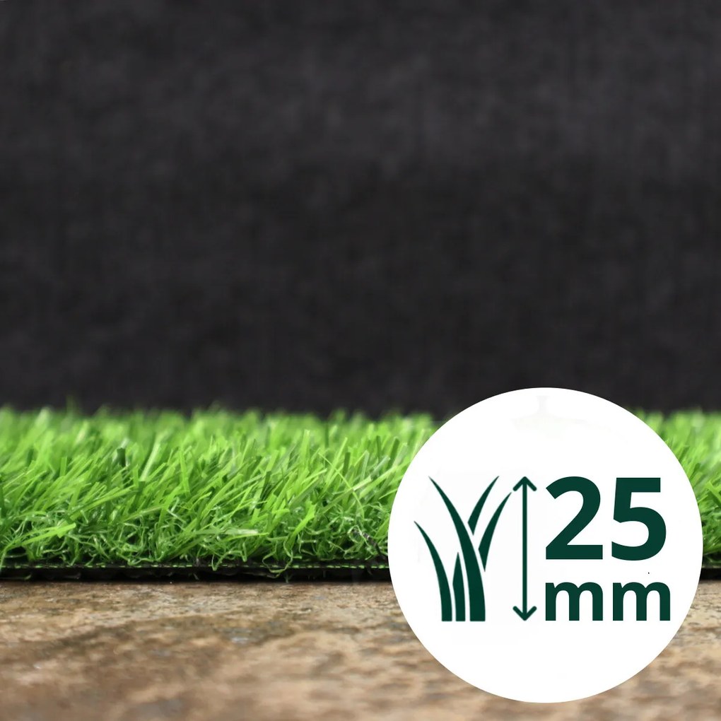 Trade Concept, Umělá tráva Pure Green, vyříznout kruh, šíře 2m,4m, zelená