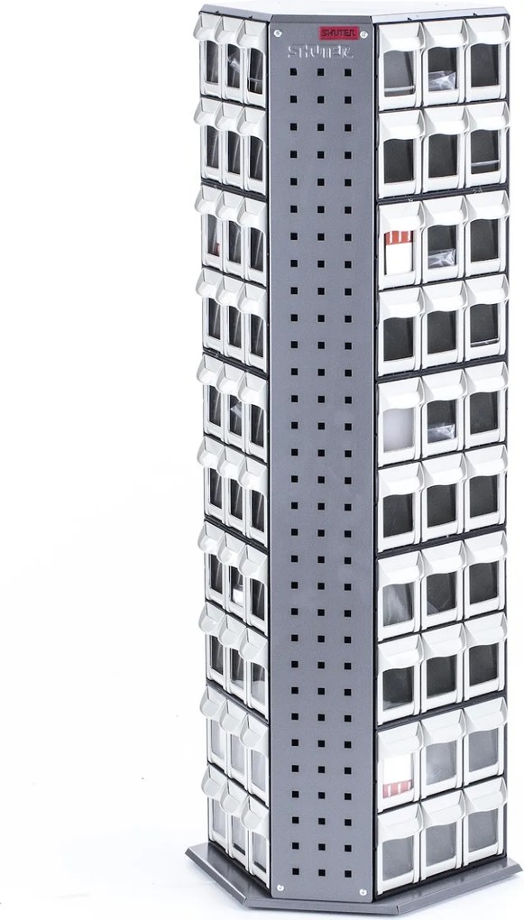 SHUTER Otočný organizér s 90 výklopnými zásobníky PROFI RFO-690