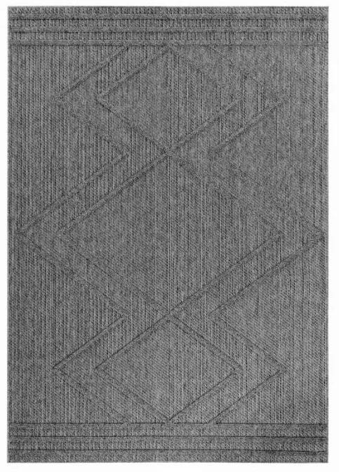 Vopi | Kusový koberec Patara 4954 grey - 120 x 170 cm