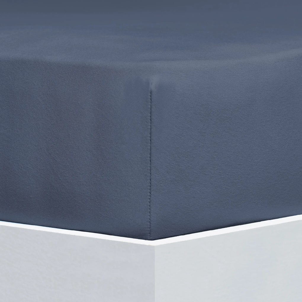 Florella Prostěradlo Solit Jersey Jeans, 180-190x200 cm