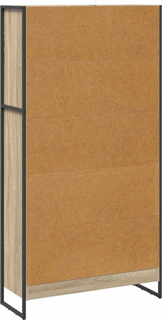 Knihovna 80 x 30 x 155 cm Kompozitní dřevo Sonoma 3403005