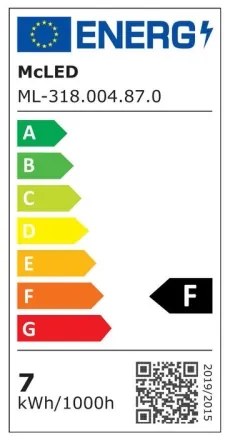 LED žárovka E27 McLED R63 7W (60W) teplá bílá (2700K), reflektor 120° ML-318.004.87.0
