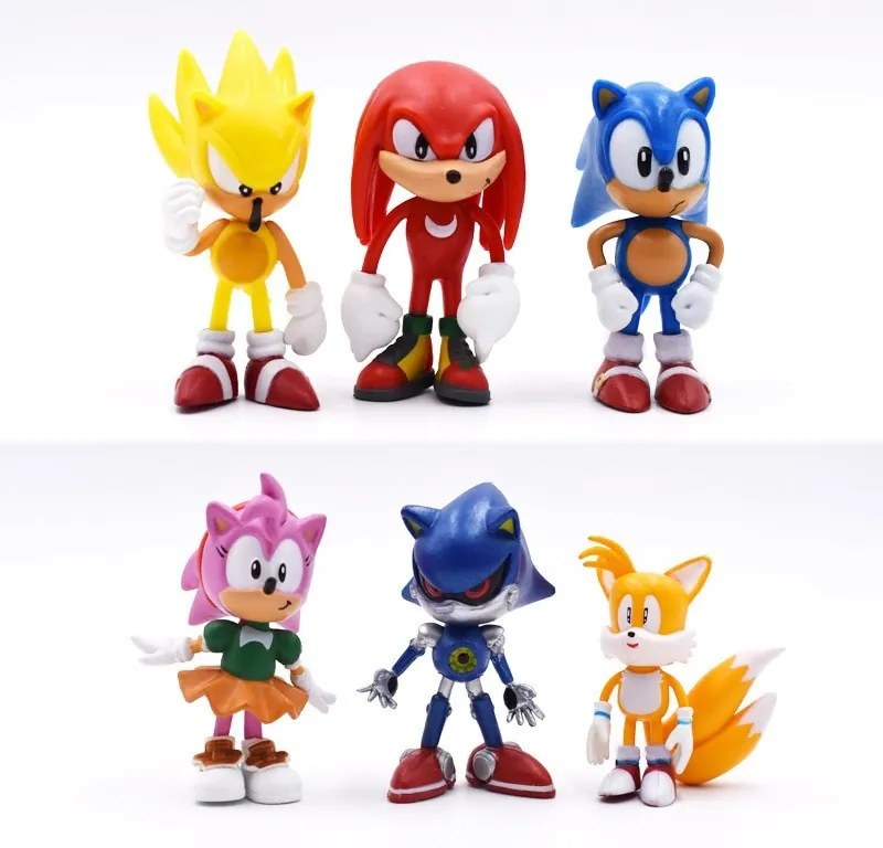 Figurky Ježek Sonic 6 ks