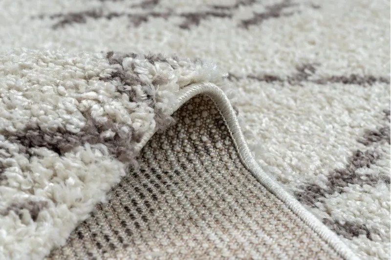 Dywany Łuszczów, Kusový koberec Berber Fez G0535 cream and brown, 80x150, béžová, ložnice