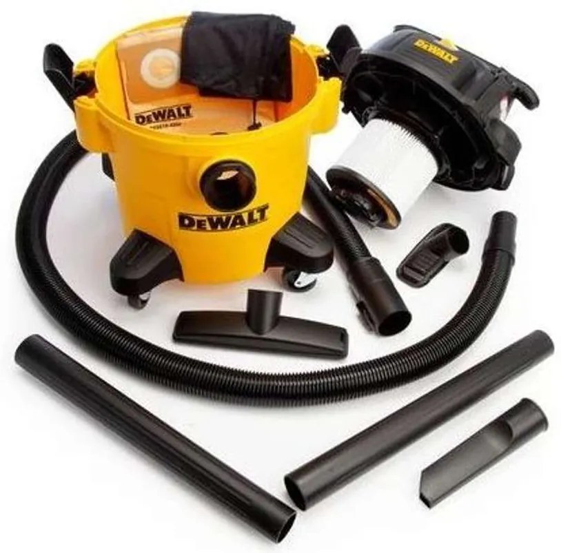 DeWALT - Průmyslový vysavač 1200 W, objem 34 l, s příslušenstvím DEW100446
