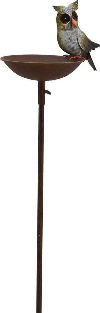 Krmítko pro ptáky OWL 124,5 cm hnědé
