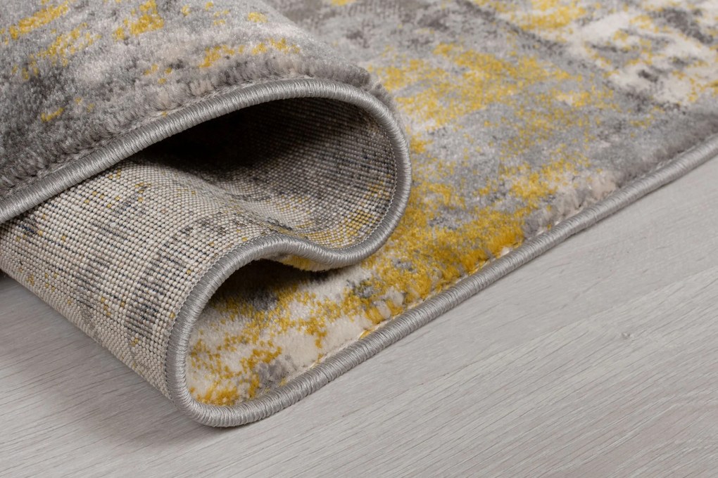 Flair Rugs koberce Kusový koberec Cocktail Wonderlust Grey/Ochre - 120x170 cm