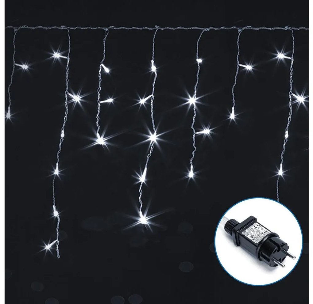 Aigostar B.V. Aigostar - LED Venkovní dekorační řetěz 75xLED/6W/230V 15x0,6m IP44 studená bílá B103031QE