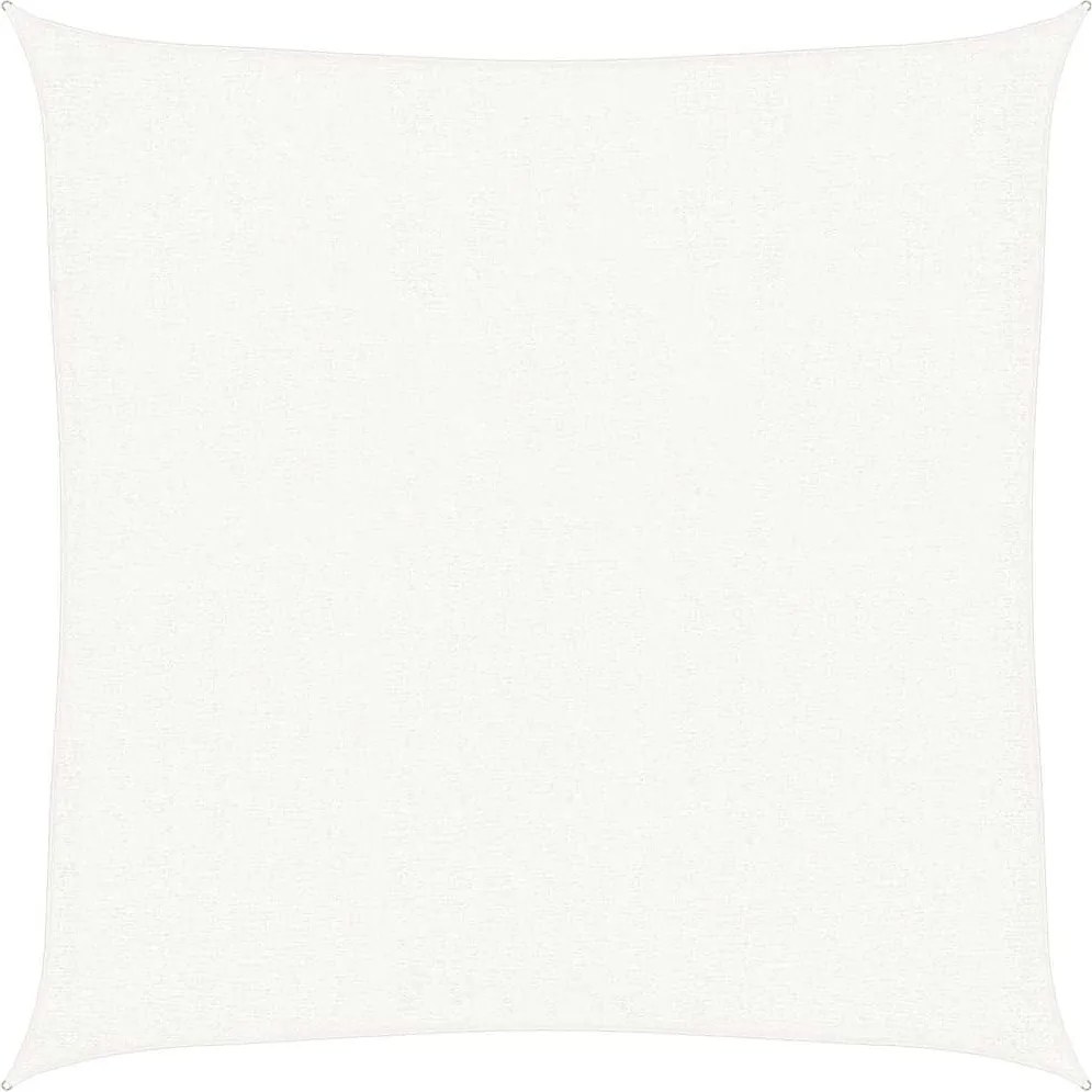 Plachta proti slunci 160 g/m² bílá 2,5 x 2,5 m HDPE 311218