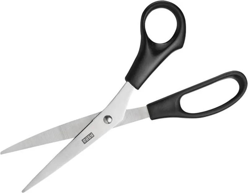 Kancelářské nůžky 21cm - černé - 1ks/bal