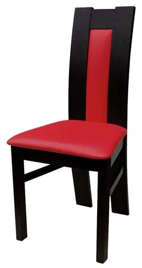 Židle JK41, Barva dřeva: bílá, Potah: ekokůže Soft 010