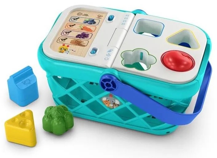 Baby Einstein - Dětský interaktivní nákupní košík MAGIC TOUCH HAPE 3xAAA