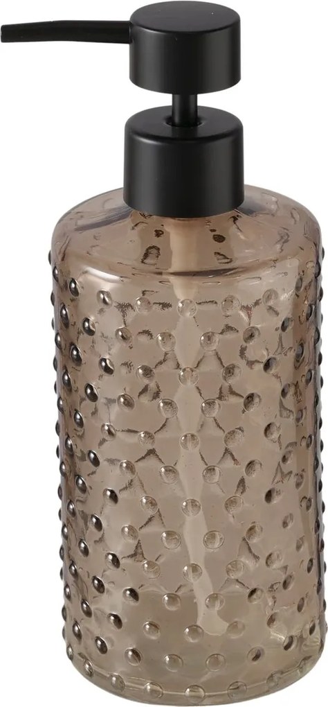 Dávkovač mýdla Tori, hnědá/s černými prvky, 500 ml