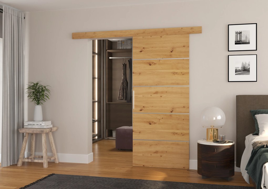 ADRK Furniture Posuvné nástěnné dveře TONY 96 ADRK-SD-TON-A-96