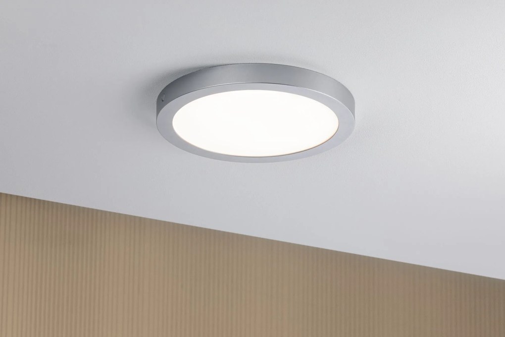 Paulmann 70983 Abia, stropní LED svítidlo, 22W 2700K, matný chrom, prům.30cm