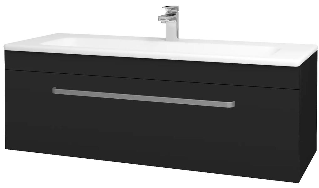 Dřevojas Koupelnová skříň ASTON SZZ 120 Varianta: N06 Lava / Úchytka T02 / N06 Lava