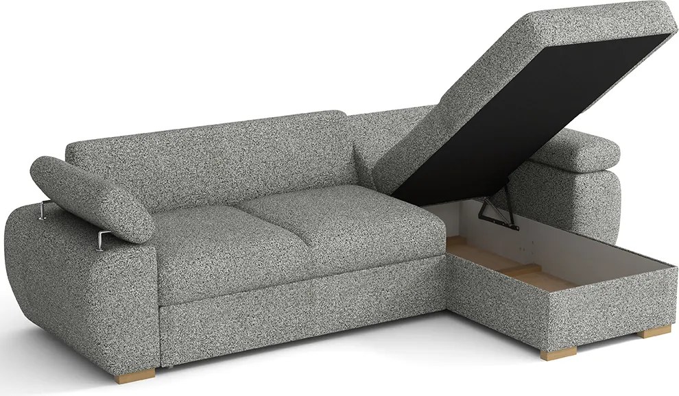 Sedací souprava ASTAN | 260x155 cm | rozkládací + úložný prostor | VÝBĚR TKANIN