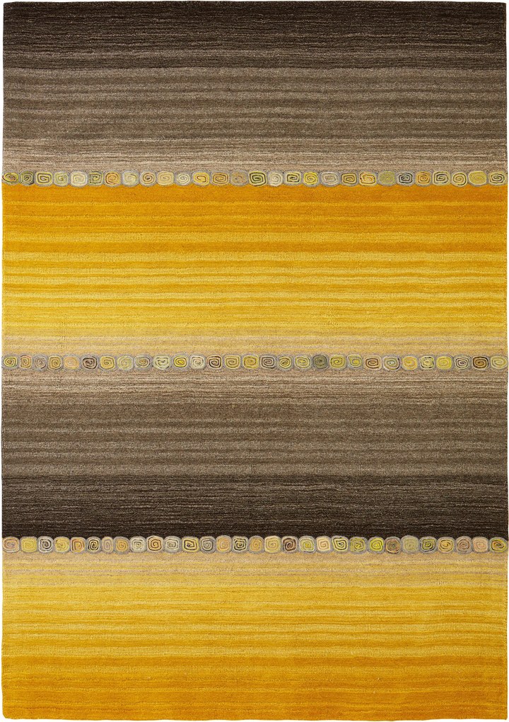XXXLutz ORIENTÁLNÍ KOBEREC, 60/90 cm hnědá, žlutá Cazaris - Orientální koberce - 004345035550