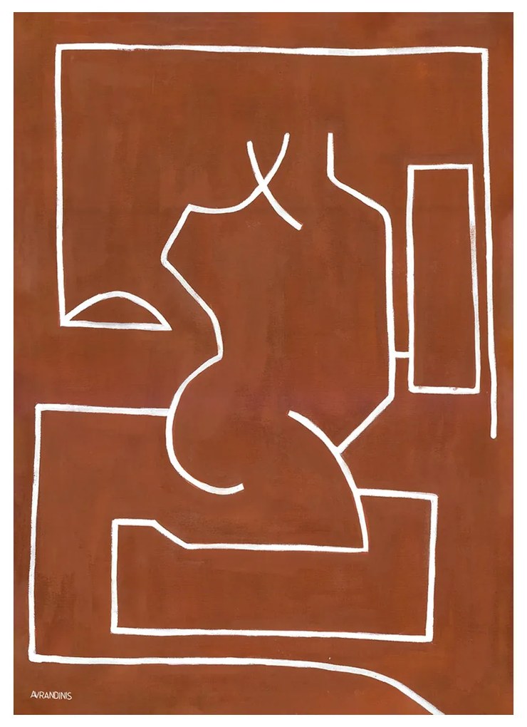Paper Collective designové moderní obrazy Antic Ideal 02 (50 x 70 cm) Biano.cz