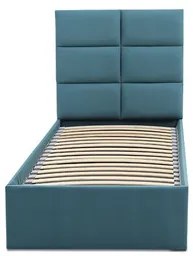 Čalouněná postel TORES bez matrace rozměr 90x200 cm Namořnická modrá