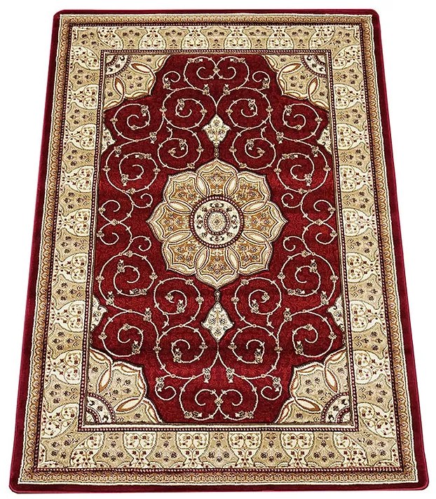 Berfin Dywany, Kusový koberec Adora 5792 B (Red), 200x290, červená, chodba / předsíň
