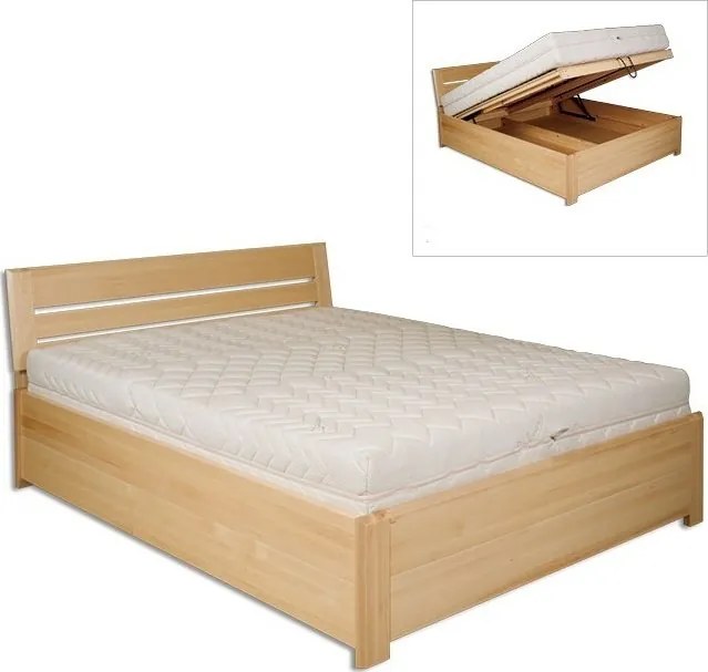 Casarredo KL-195 postel s úložným prostorem šířka 180 cm | barva: moření lausane