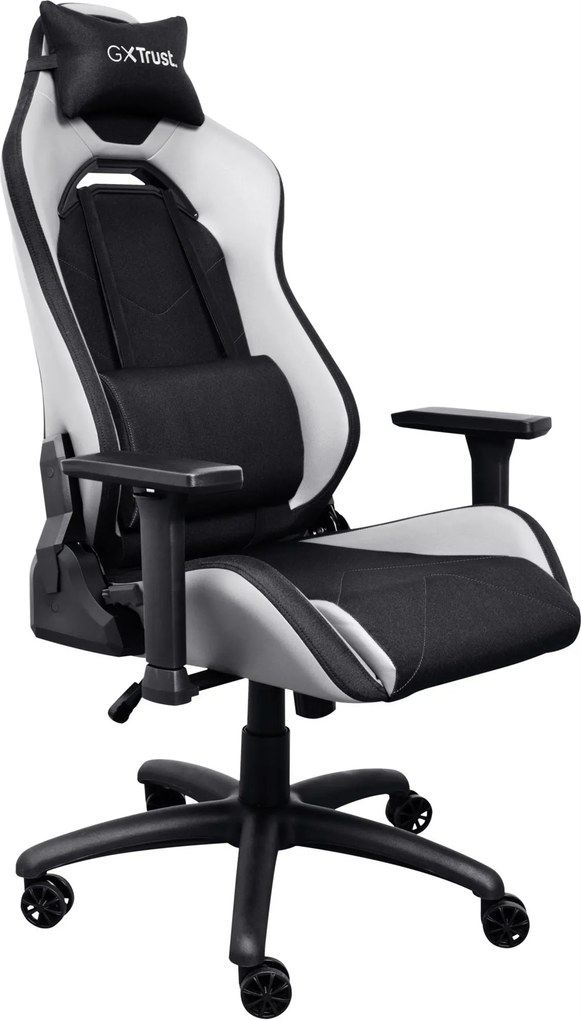 Herní židle trust gxt714w ruya eco gaming chair, bílá