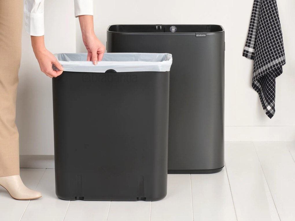 Brabantia BO Touch Bin 60L tmavě šedá