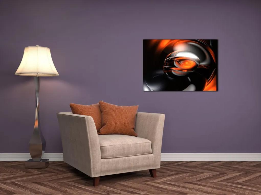 Malvis ® Obraz na stěnu Oranžová fantazie Velikost (šířka x výška): 120x80 cm