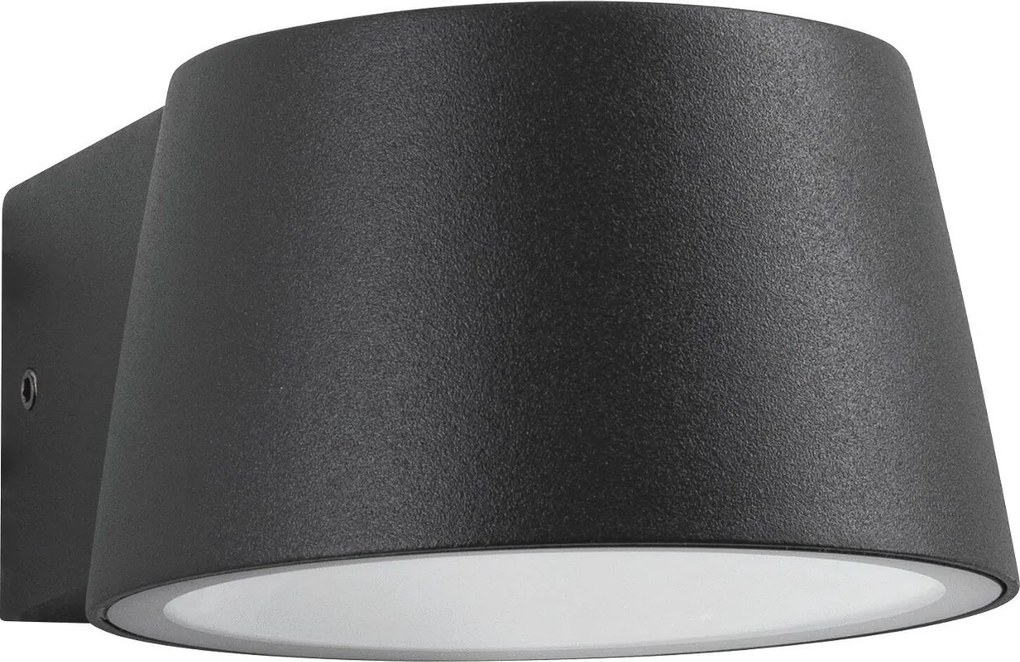 P 94713 AKCE - LED venkovní nástěnné svítidlo Capea neláká hmyz IP44 96x128mm 2200K 6W 230V 98° černá hliník - PAULMANN