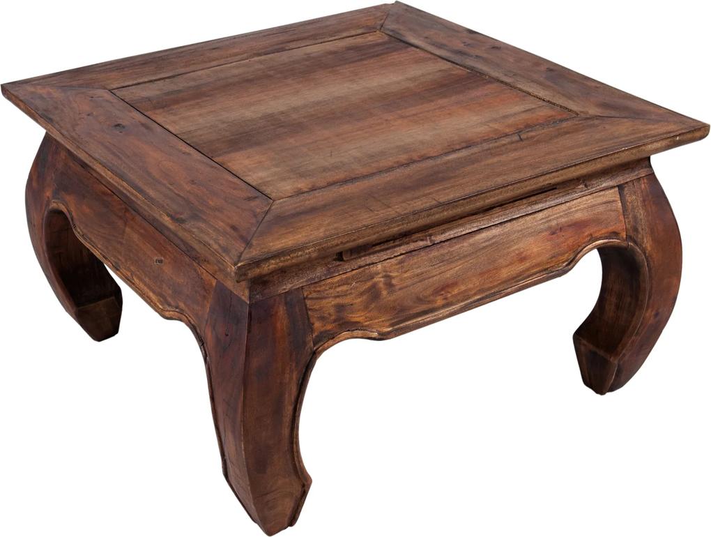 Noble Home Konferenční stolek COUNTRYSIDE, 60 cm, mahagon, káva