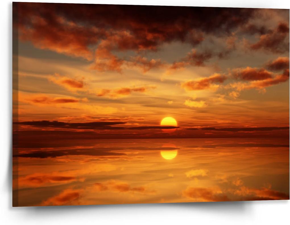 Obraz SABLO - Oranžové slunce 50x50 cm