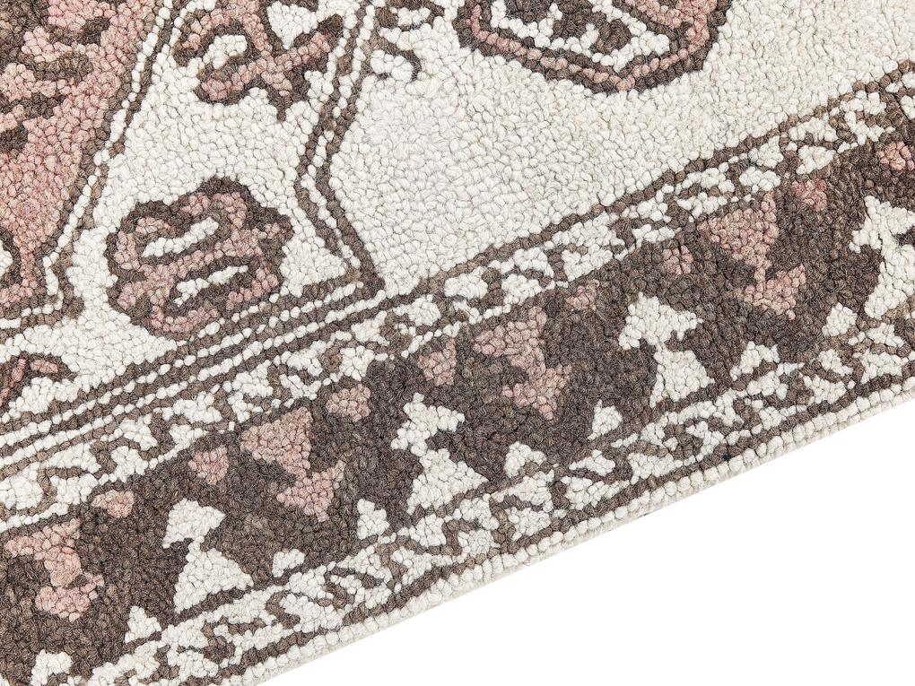 Vlněný koberec 140 x 200 cm vícebarevný TOMARZA Beliani
