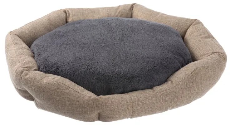 MOVIT 89452 Petstuff Pelíšek pro psa Octagon, 50 x 57 x 13 cm, béžový