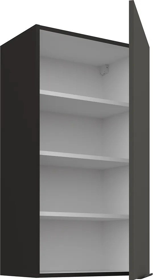 Kuchyňská linka ARIA pe | 390 cm | VYSOKÁ | UNI dvířka | černá/šedá grafit
