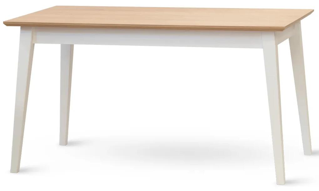 Stima Stůl Y-25 VARIANT Rozměr: 130x90 cm, Odstín: Dub Kansas, Odstín podnože: Bílá