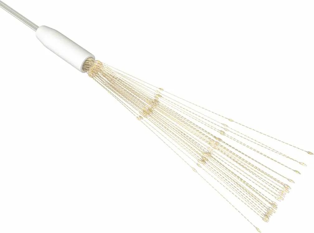 Venkovní vánoční ohňostroj teplý bílý 20 cm 140 LED diod 328596