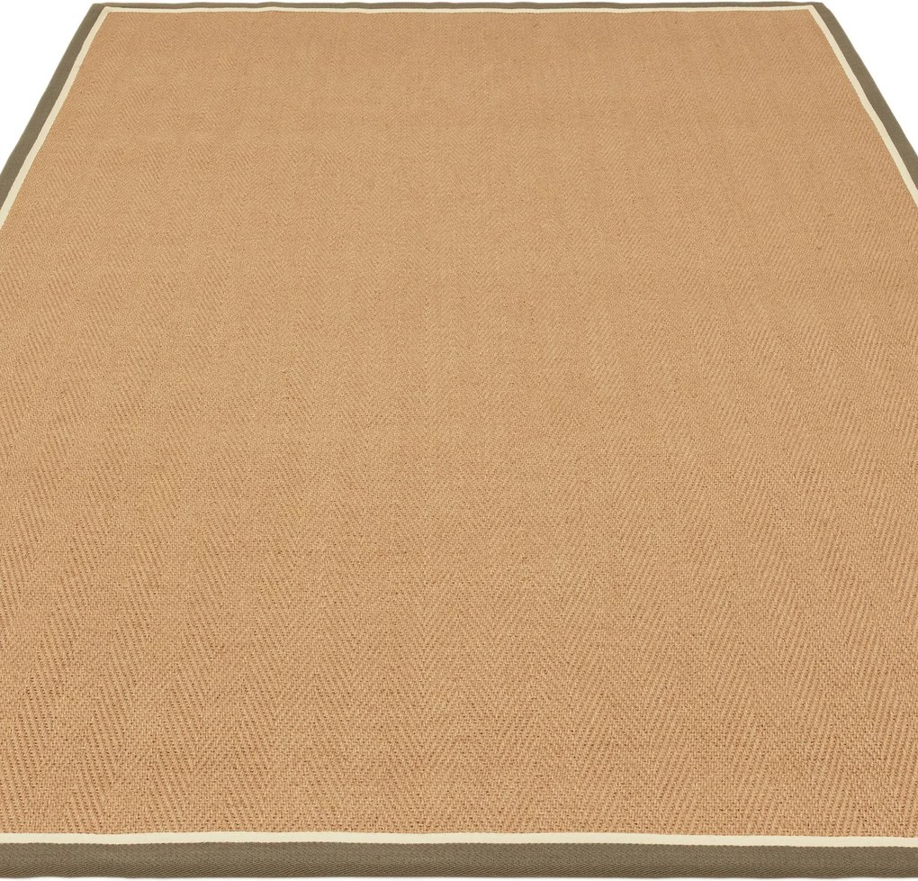 Tribeca Design Kusový koberec Woodkid Herringbone Khaki Rozměry: 160x230 cm