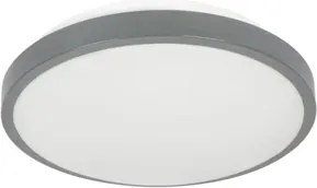 Stropní svítidlo ORNO SELENE CL/2XE27-10MV/G, 2xE27 senzor pohybu, max. 2x60W IP54, průměr 30,5cm, šedá