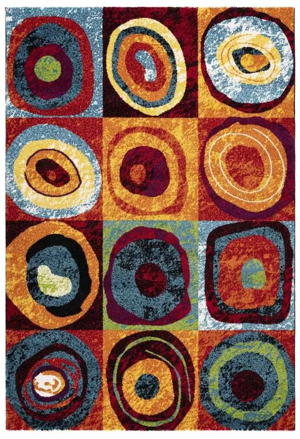 Lalee Kusový koberec Espo 307 Rainbow Rozměr: 80 x 150 cm
