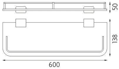 Nimco Police s ohrádkou, 60 cm KIBO - Ki 14091AX-60-26