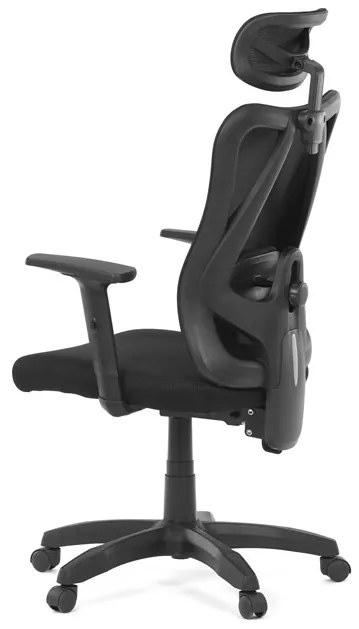 Ergonomická kancelářská židle ORVIN - černá síťovina Barva: černá
