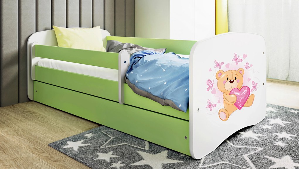XXXLutz POSTEL PRO DĚTI A MLÁDEŽ 80/160 cm, zelená, bílá MID.YOU - Dětské pokoje sestavy - 002142000265