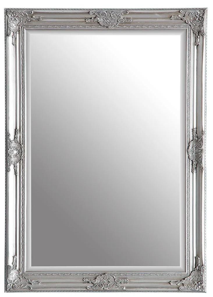 Nástěnné zrcadlo Renesio, 105 cm, stříbrné