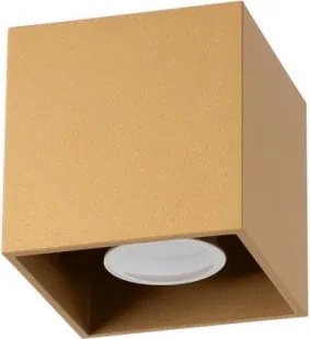 Stropní svítidlo SOLLUX QUAD 1 zlaté GU10 1x10W bez žárovky SL.1182
