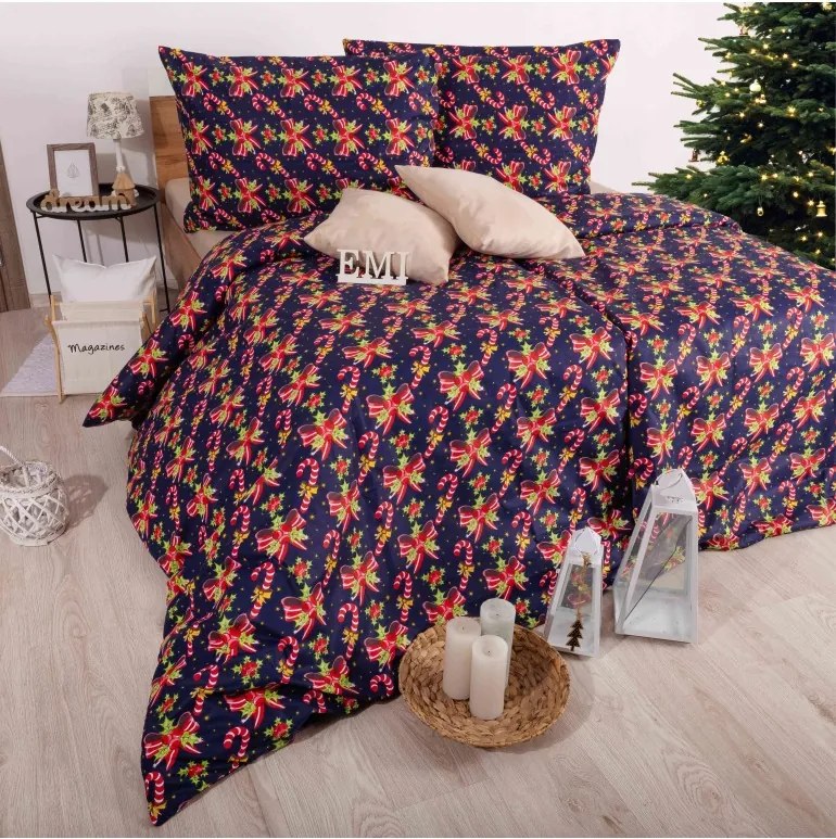 Vánoční bavlněné povlečení Candyland EMI