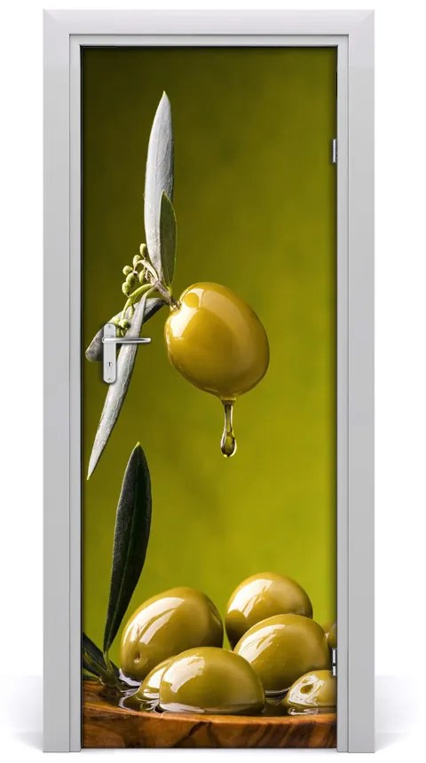 Fototapeta na dveře samolepící oliva z olivek 75x205cm